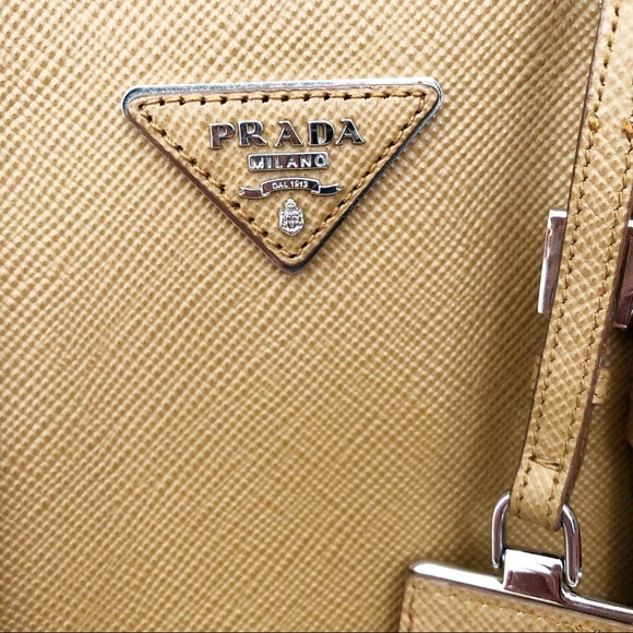 Prada | Bags | Prada Double Covered Strap Cuir Saffiano Medium | Poshmark